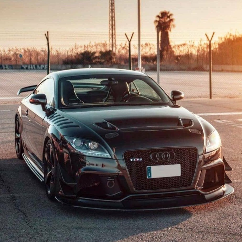 Splitter delantero adaptable a Audi TTRS 8J en fibra de carbono ...
